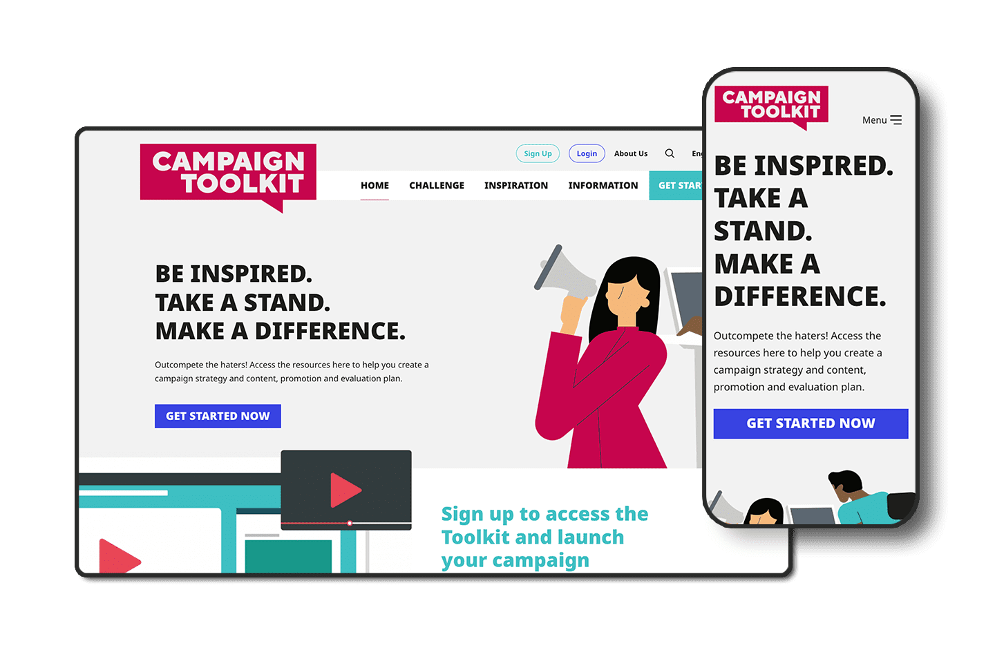 Website Development for ISD Campaign Toolkit | Rik Barwick