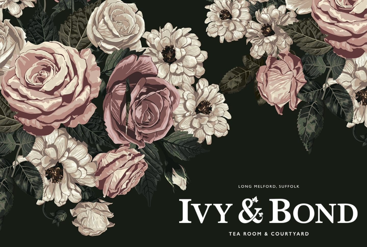 Logo Design for IVY & BOND Tea Room, Suffolk - Rik Barwick